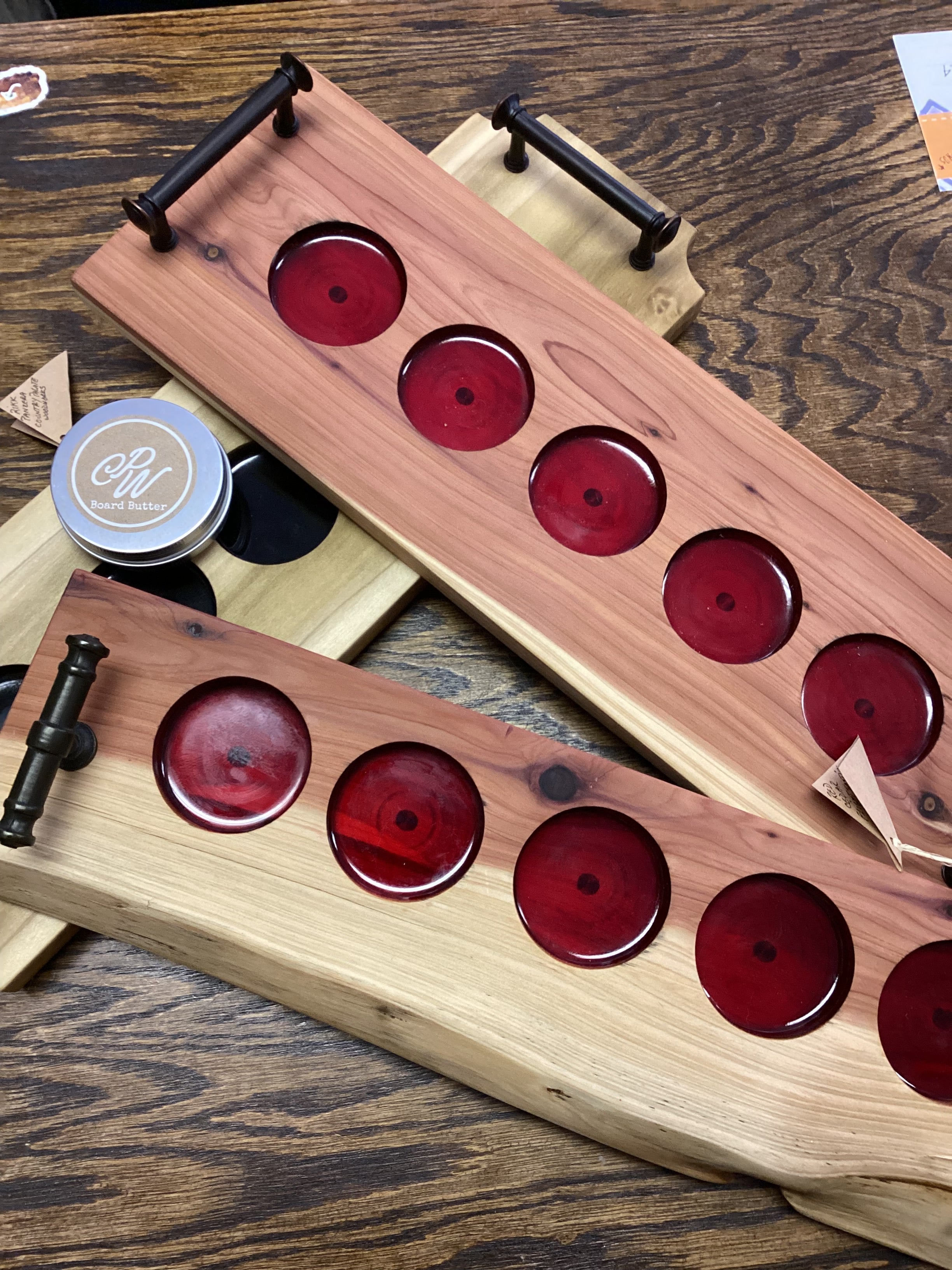 Flight Tasting Boards – Colonial Folk Art